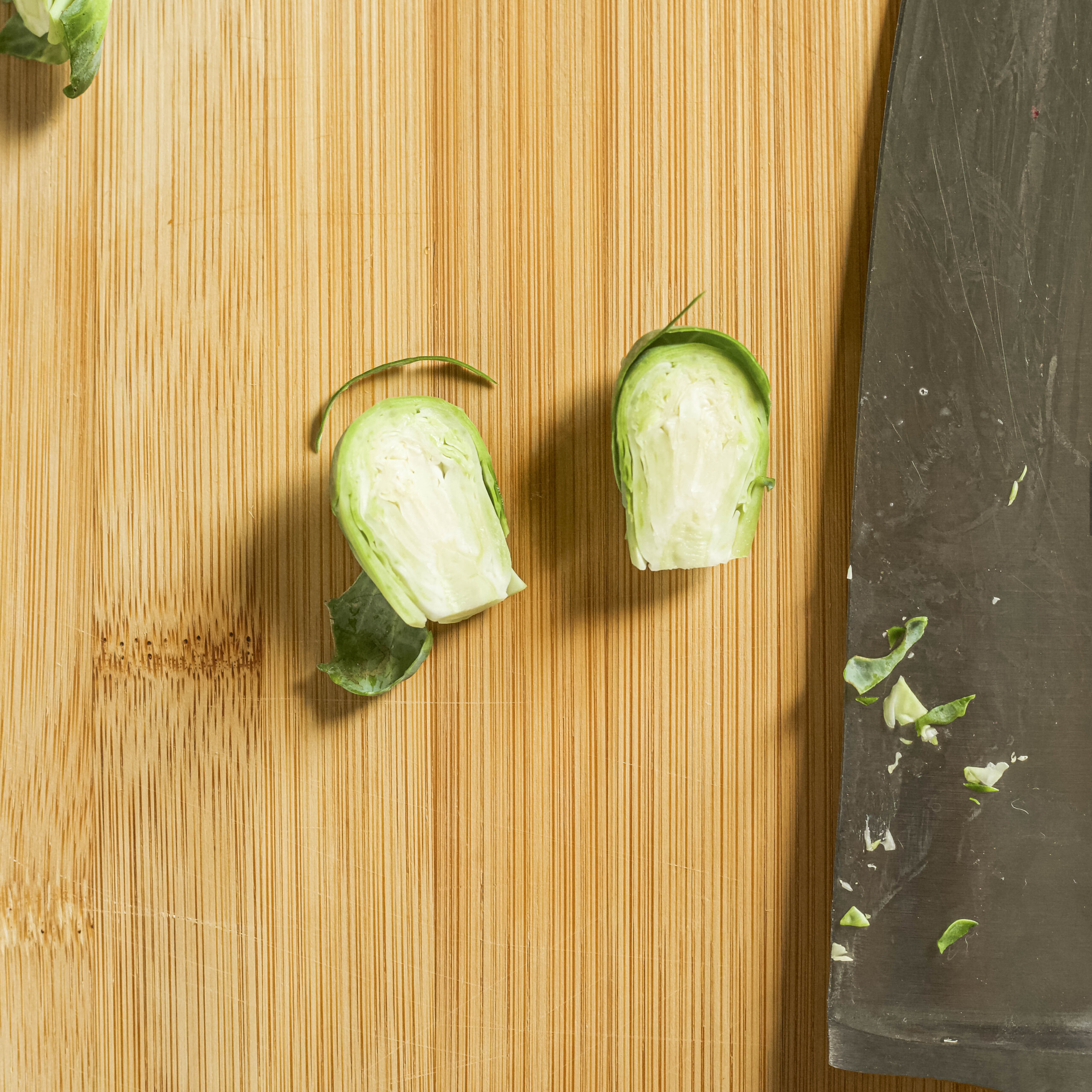 Small Batch Creamy Chopped Brussels Sprouts - A Flavor Journal