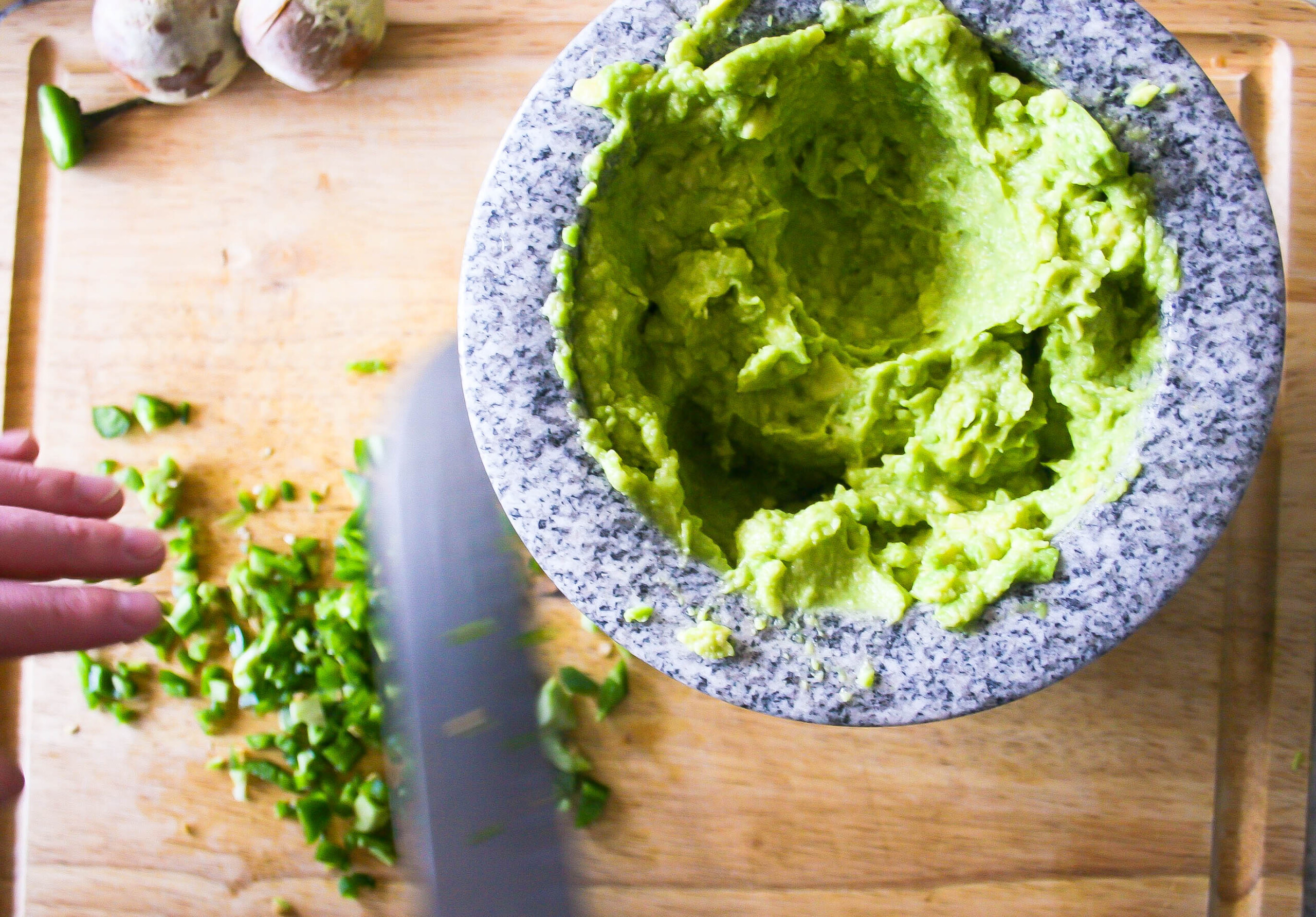 perfect chunky guacamole [made by Mark]. - A Flavor Journal