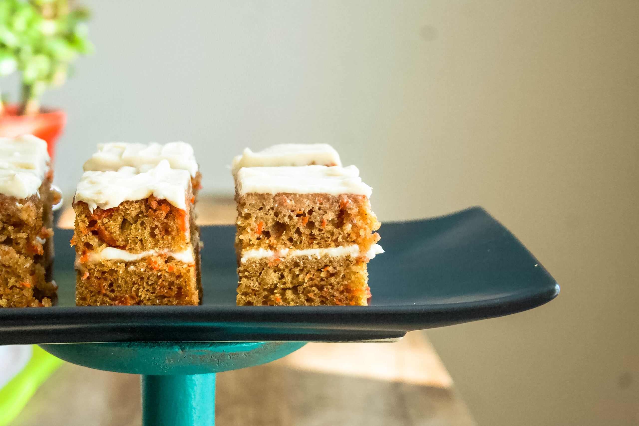carrot cake squares - A Flavor Journal