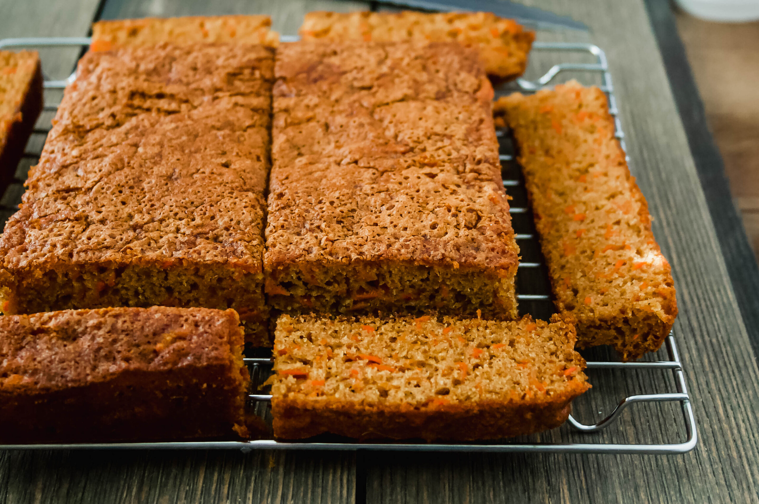carrot cake squares - A Flavor Journal
