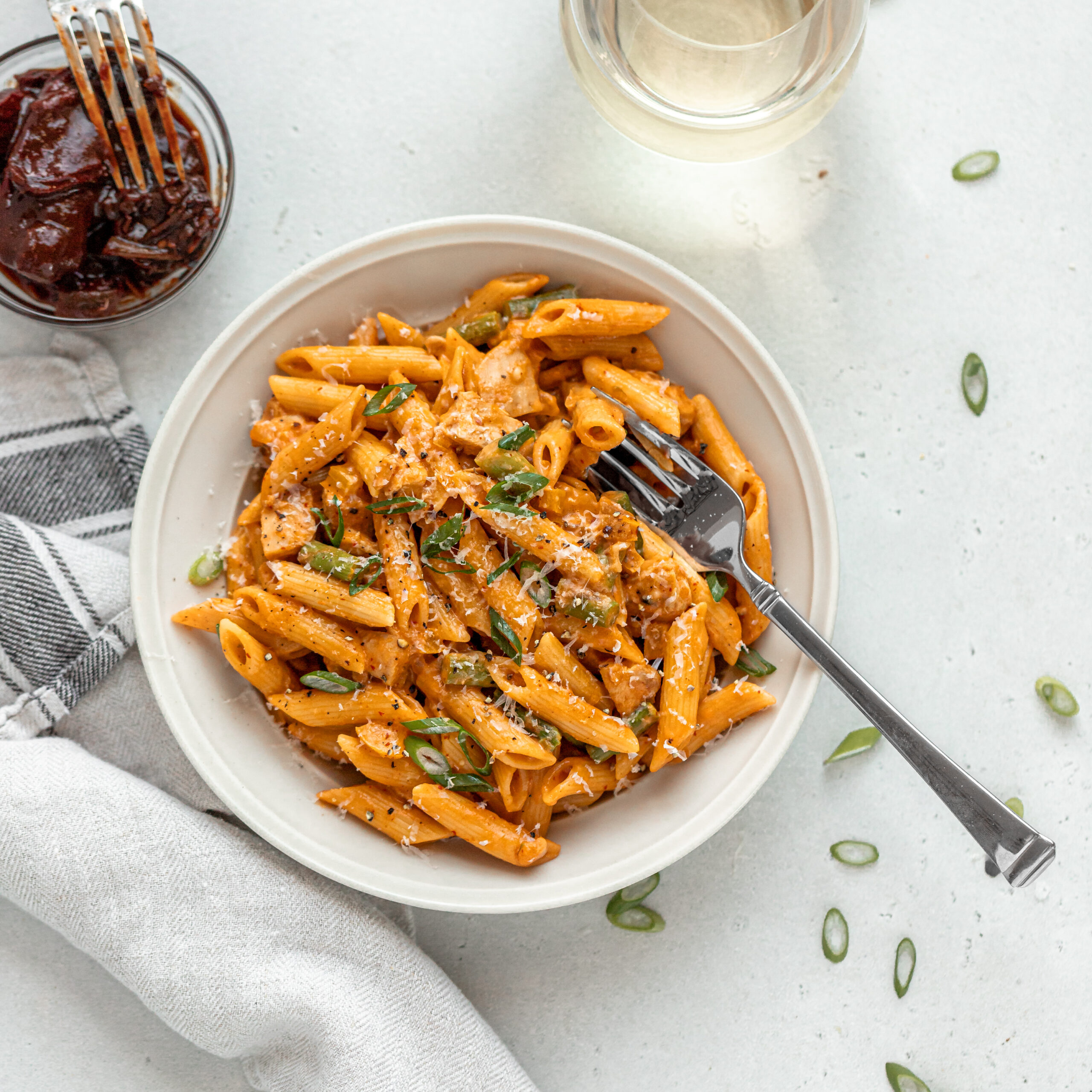 Spicy Chicken Pasta with Creamy Chipotle Sauce - A Flavor Journal